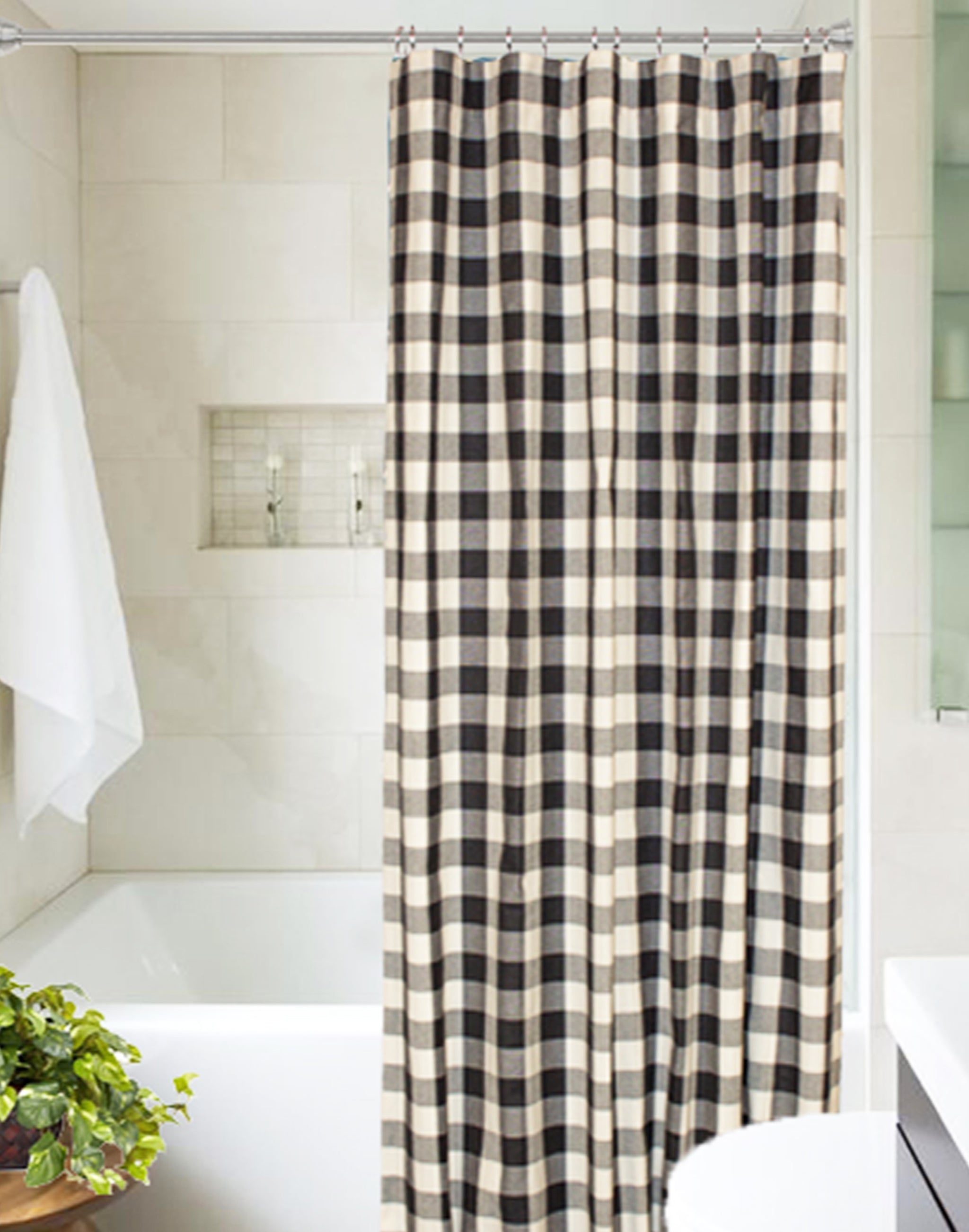 Buffalo Check Grande Shower Curtain